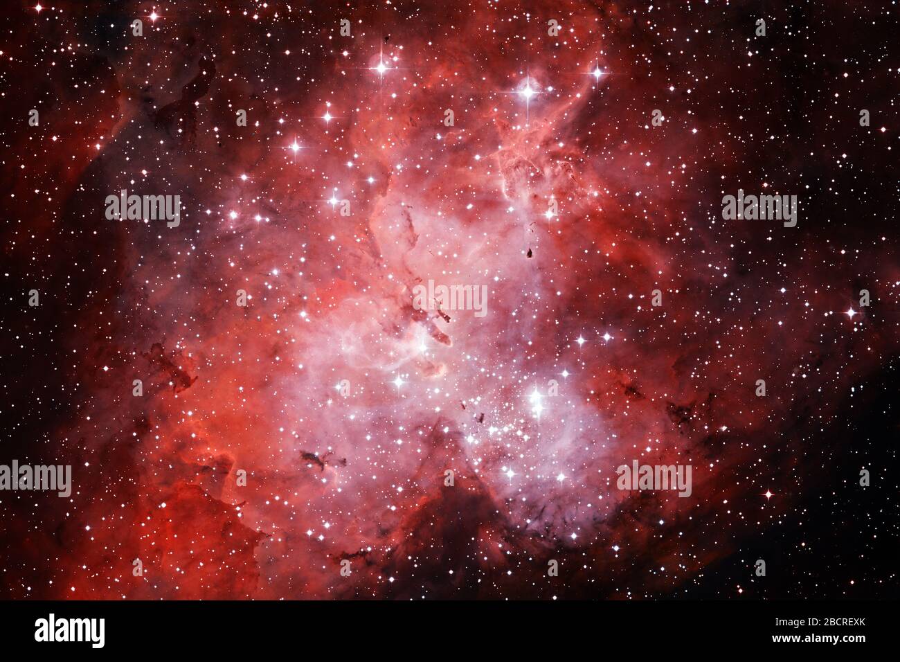 Infinite space with nebulae and stars. Elements of this image furnished ...