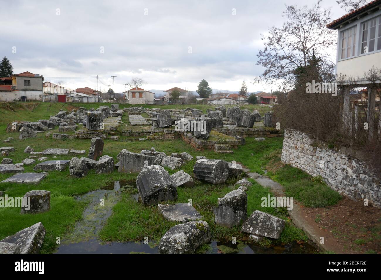 Tegea Archaeological Park Stock Photo - Alamy