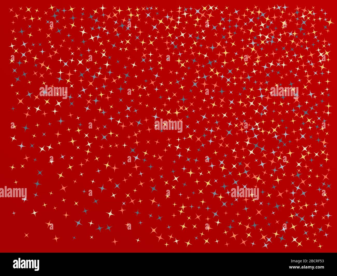Red color background. Stars confetti. Minimal colorific texture. Stars ...