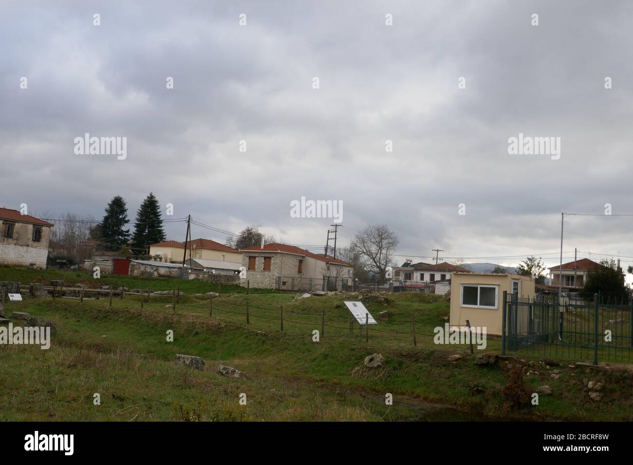 Tegea Archaeological Park Stock Photo - Alamy