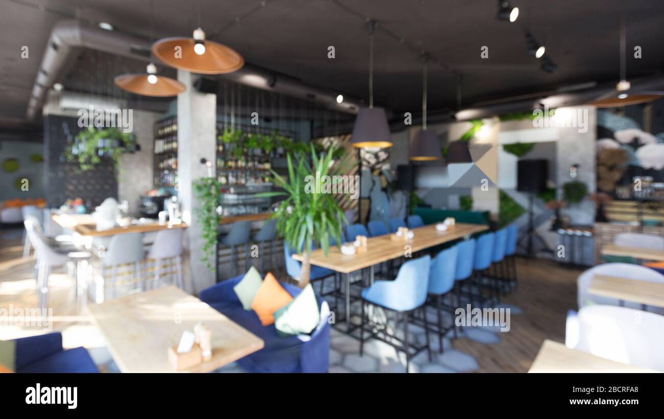Banqueting hall in the restaurant. Modern restaurant Stock Photo - Alamy