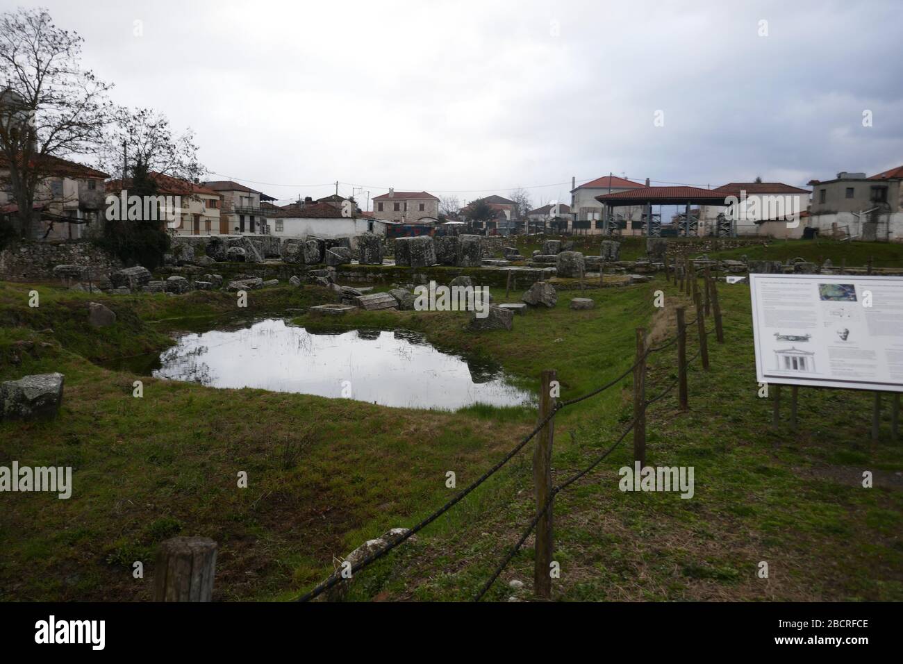 Tegea Archaeological Park Stock Photo - Alamy