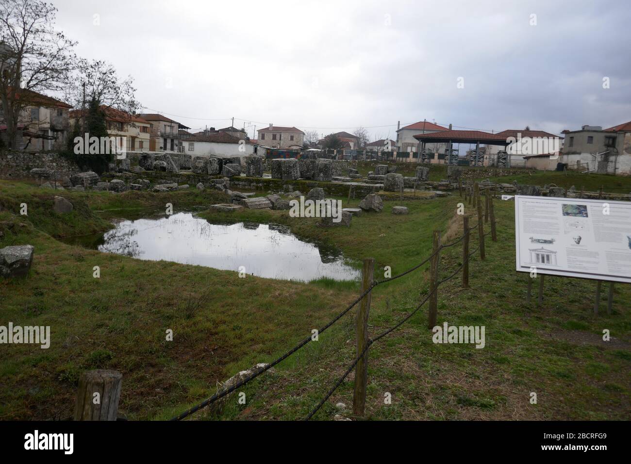 Tegea Archaeological Park Stock Photo - Alamy