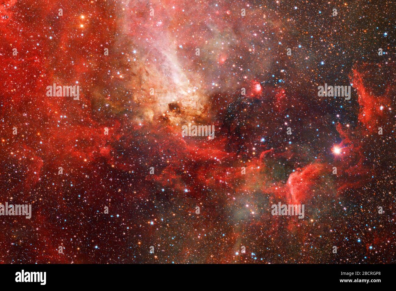 Galaxy thousands light years far away from Earth. Elements of this ...