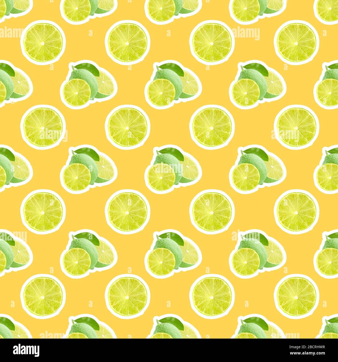 Seamless fresh fruits texture in zine style Stock Photo - Alamy