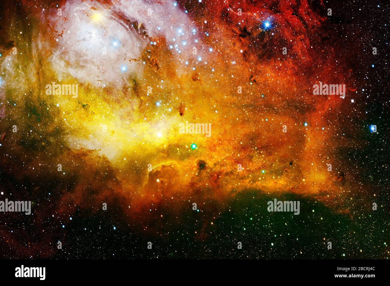 Cluster of stars in deep space. Milky way galaxy. Elements of this ...