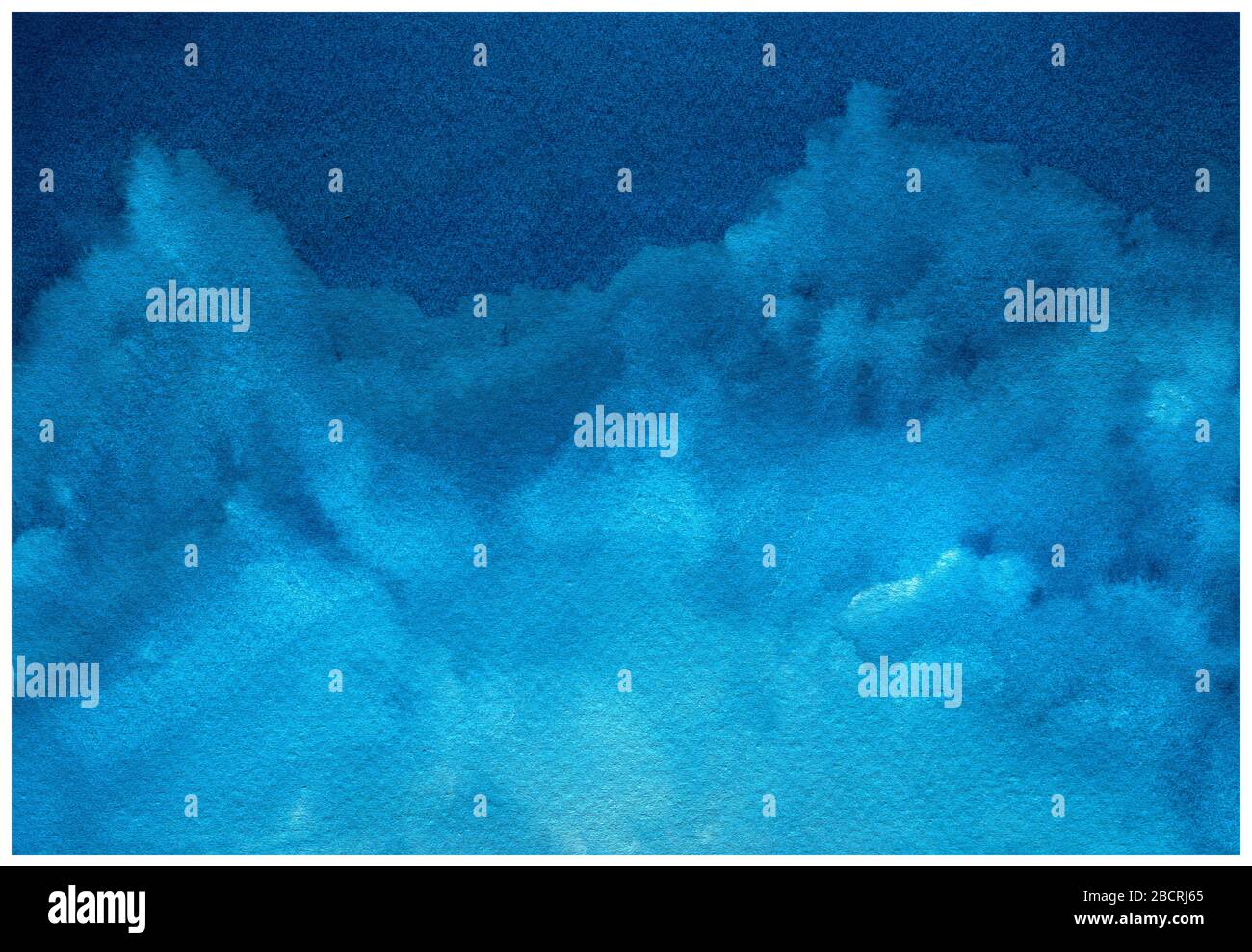 grunge navy blue background with blurred clouds, abstract watercolor ...