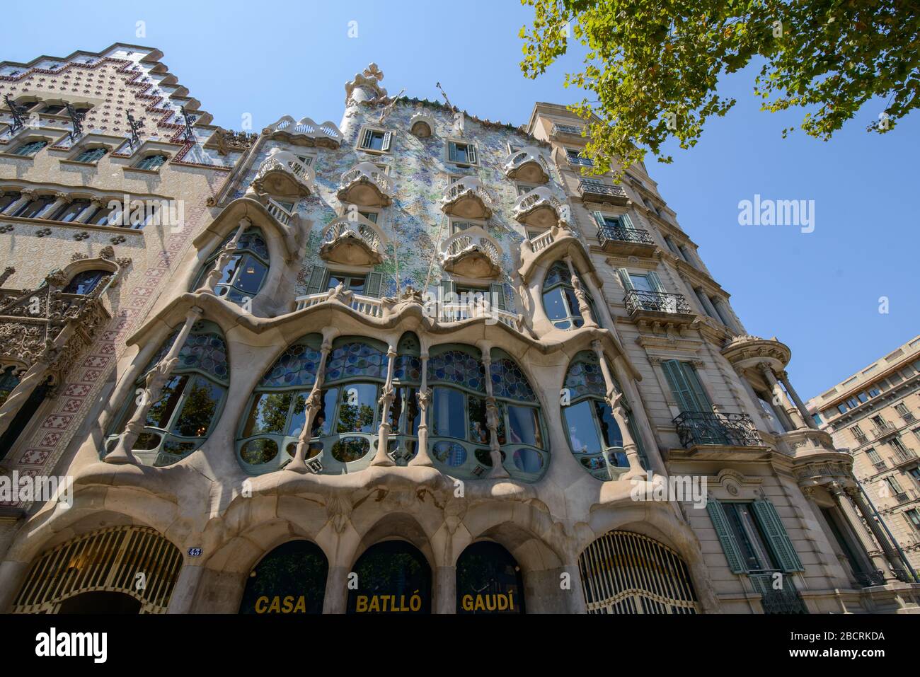 Casa Batllo in Barcelona was designed by Antoni gaudí in 1904 for the ...