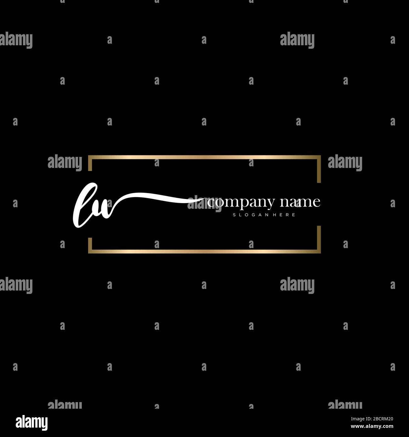 LU Initial Letter handwriting logo hand drawn template vector, logo for ...