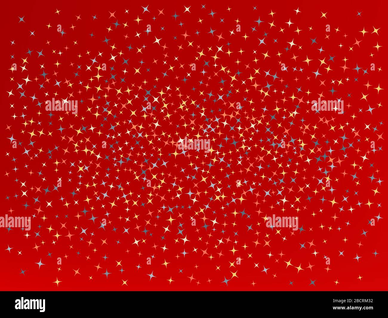 Red color background. Stars confetti. Usefull colorific fantasy ...