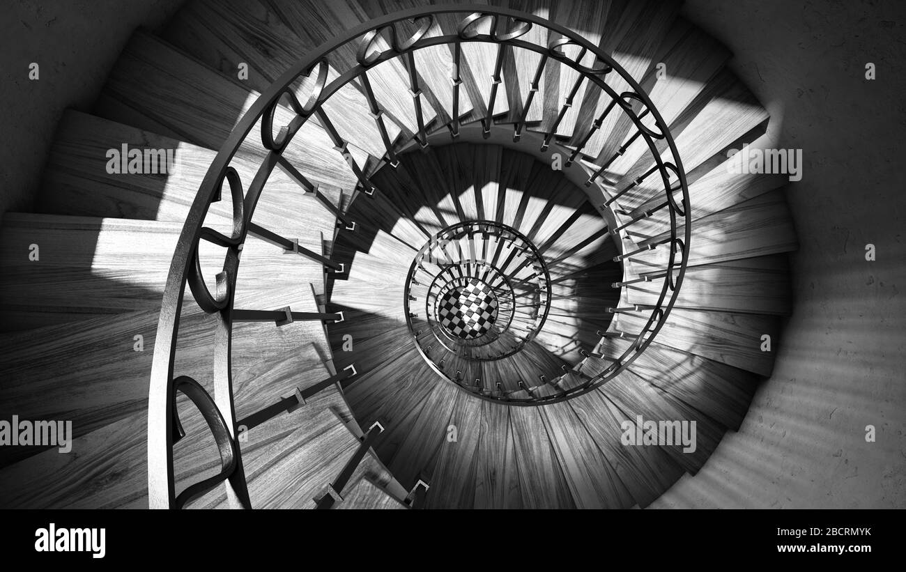 Snail structure spiral snail house Black and White Stock Photos ...