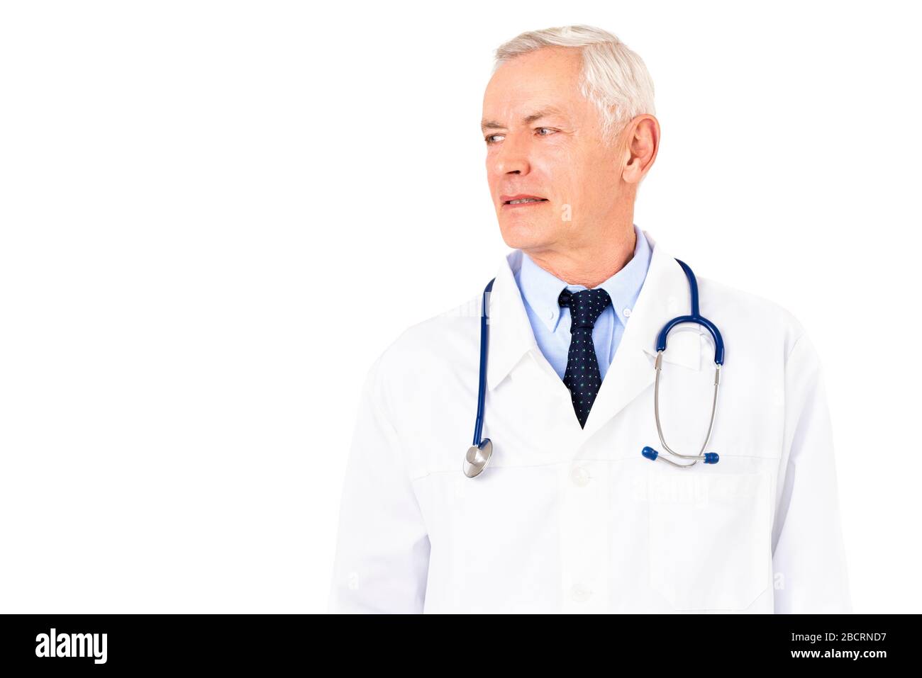 Portrait senior doctor wearing Cut Out Stock Images & Pictures - Alamy