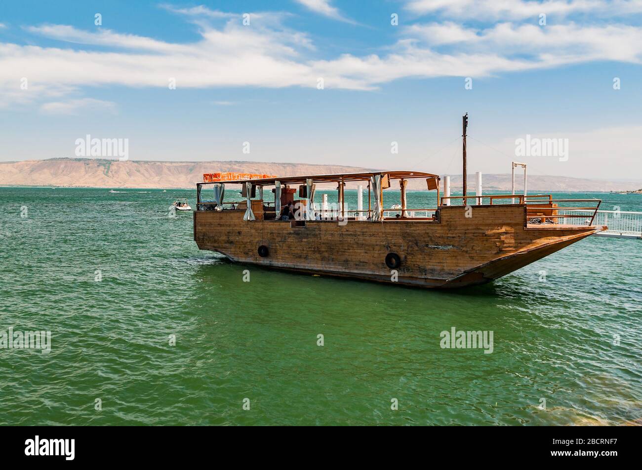 Sea of galilee lake tiberias tourist boat hi-res stock photography and ...
