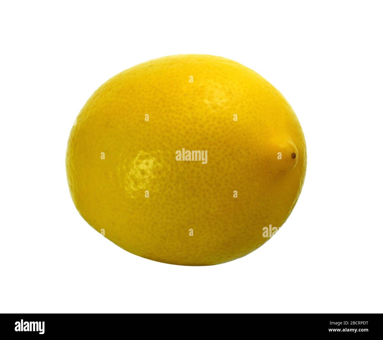 Fresh lemon isolated on white. Juicy yellow slice of lemon on a white ...