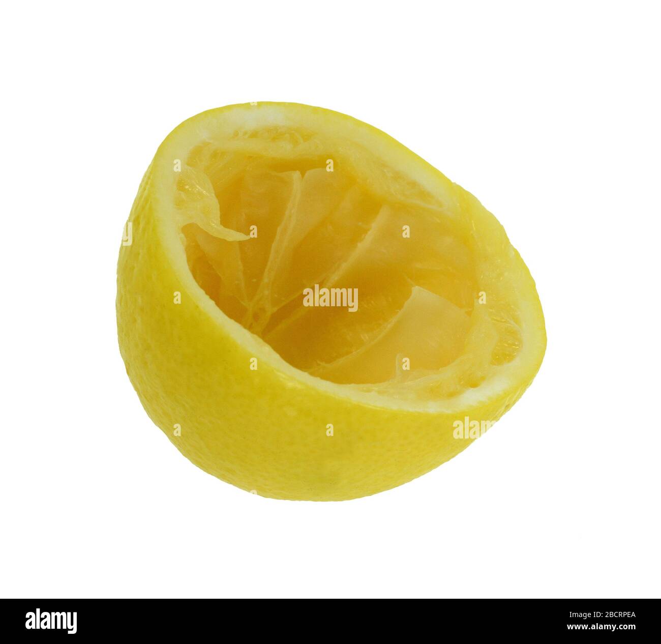 Squeezed lemon Cut Out Stock Images & Pictures - Alamy