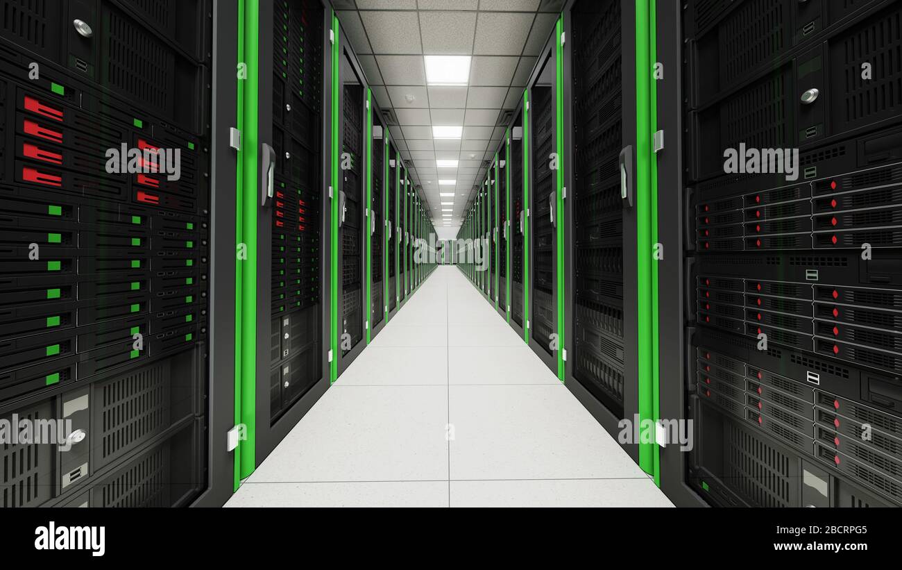Inside server room hi-res stock photography and images - Alamy