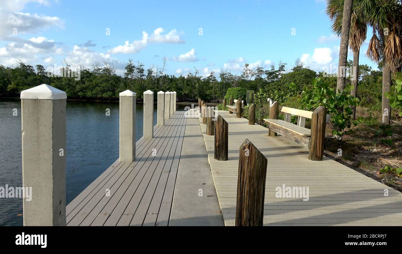 Small jetty in South Beach Stock Photo - Alamy