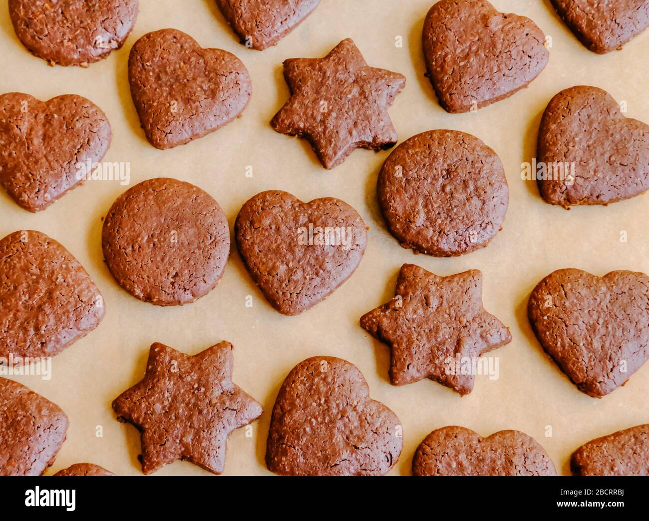 Homemade chocolate cookies Stock Photo - Alamy