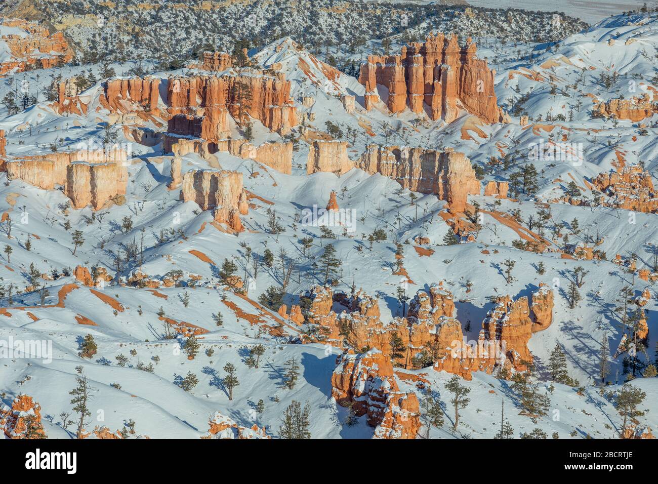 Bryce Canyon Utah Winter Landscape Stock Photo - Alamy