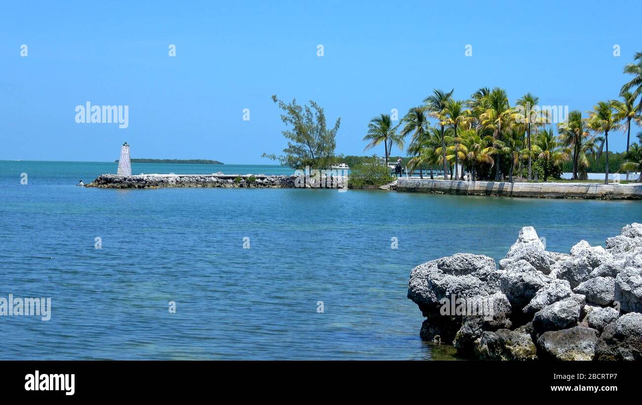 The beautiful scenery of the USA Keys Stock Photo - Alamy