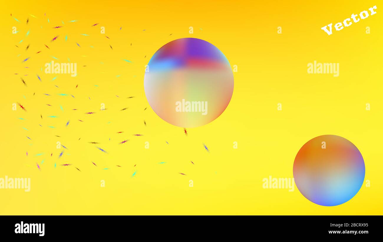 Elementary colorific illustration texture. Breezy space fantasy ...