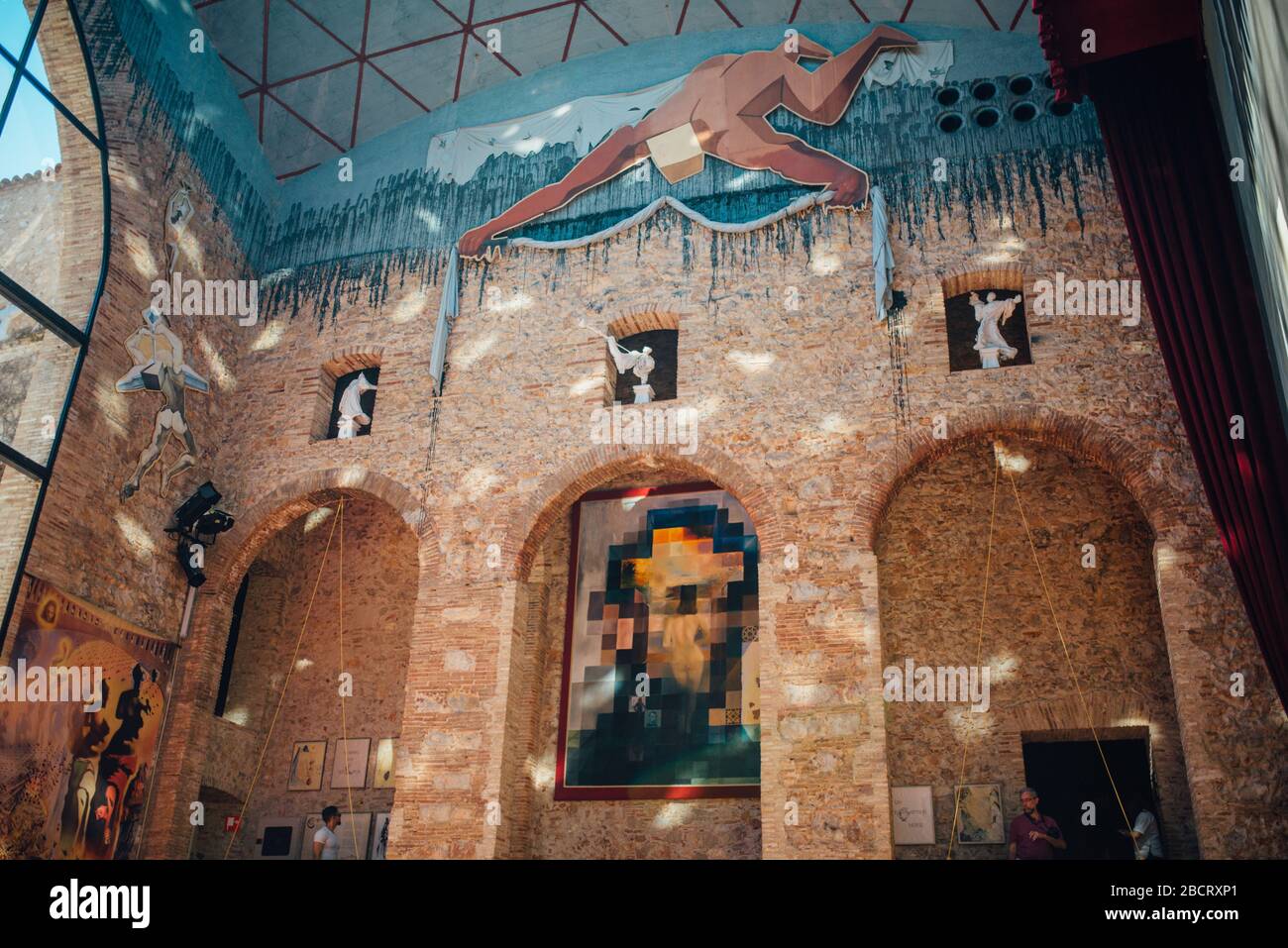 FIGUERES, the famous Mae West room in the building of the dalí theatre ...