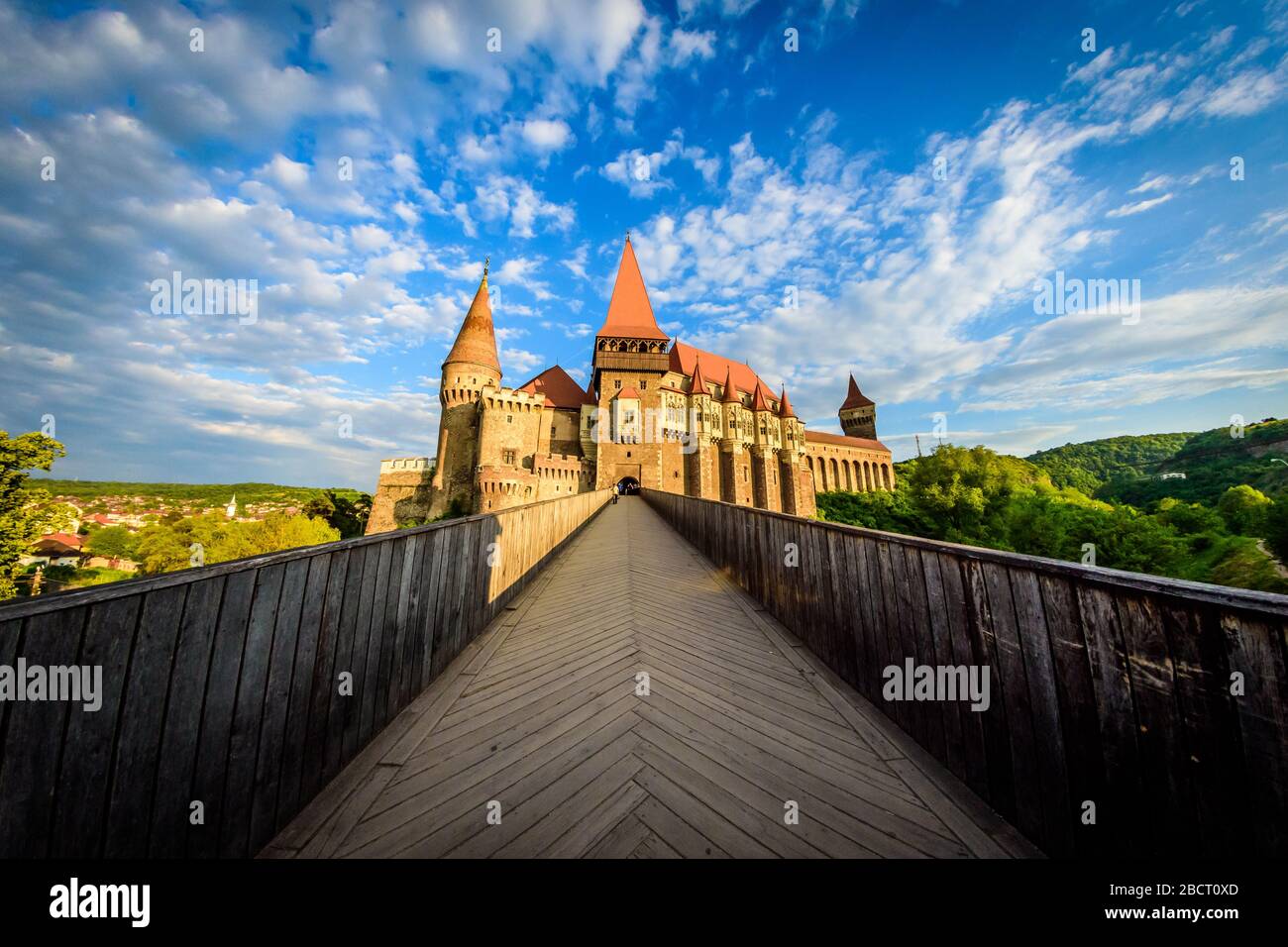 Gothic-Renaissance castle in Hunedoara, Romania Stock Photo - Alamy