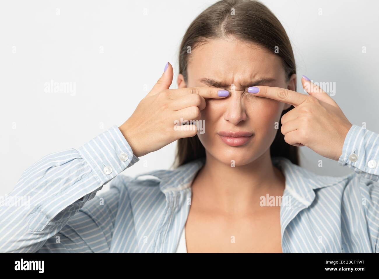 Conjunctivitis Both Eyes High Resolution Stock Photography and Images ...