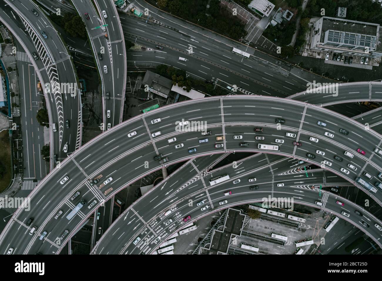 Aerial panoramic view shanghai nanpu hi-res stock photography and ...