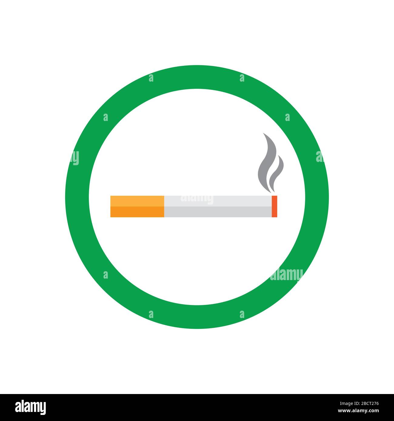 Designated smoking zone Stock Vector Images - Alamy