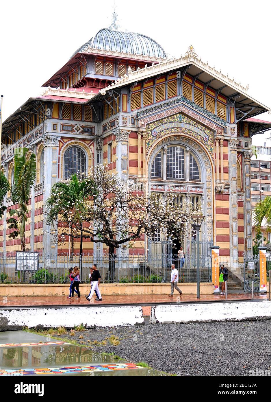 Schœlcher Library, a public library in Fort de France that was built in ...