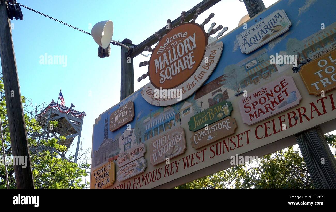 Welcome to key west hi-res stock photography and images - Alamy