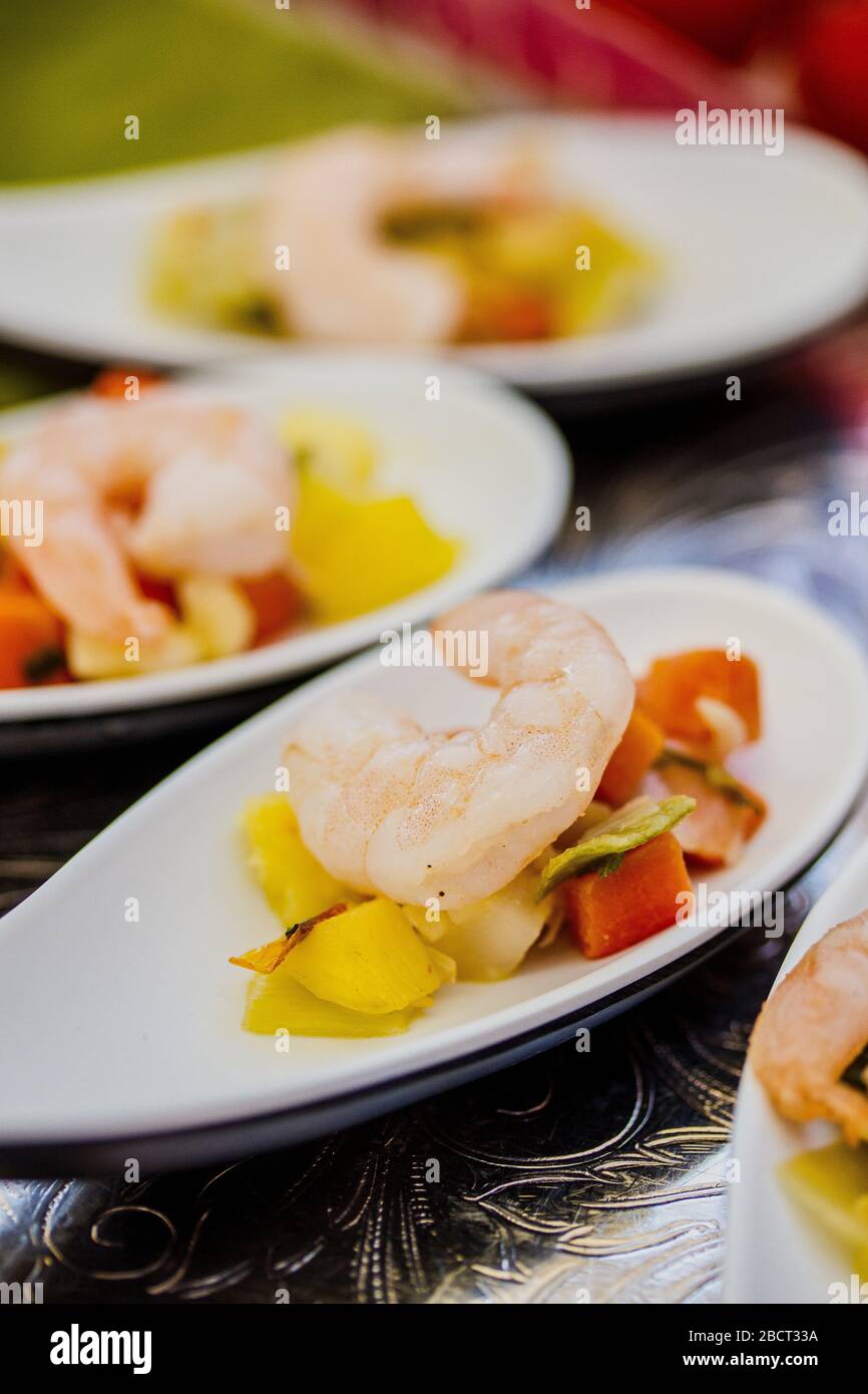 tapas italian food gourmet isolate Stock Photo - Alamy