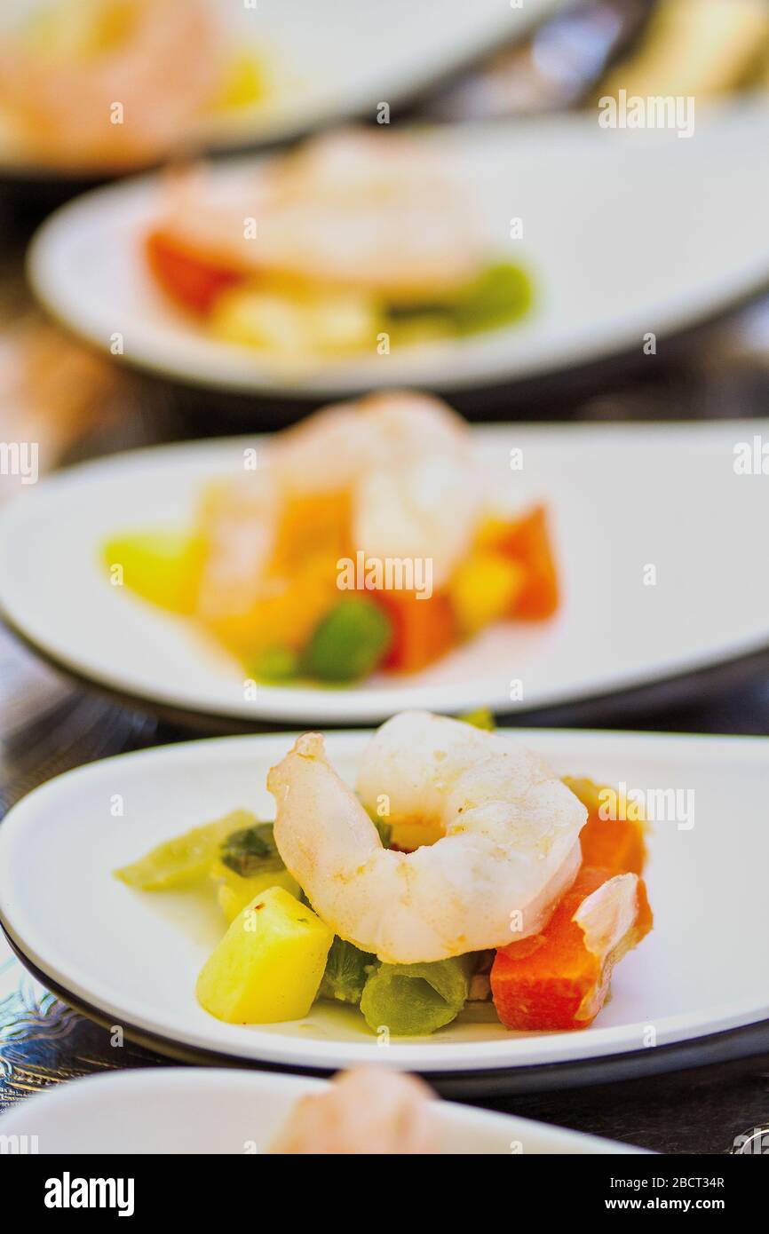 tapas italian food gourmet isolate Stock Photo - Alamy