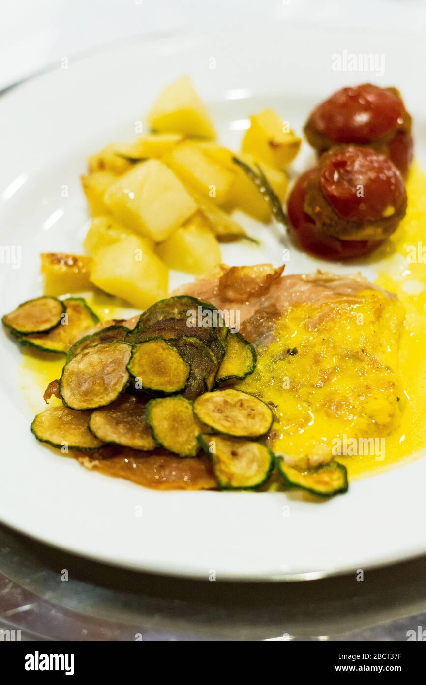 tapas italian food gourmet isolate Stock Photo - Alamy