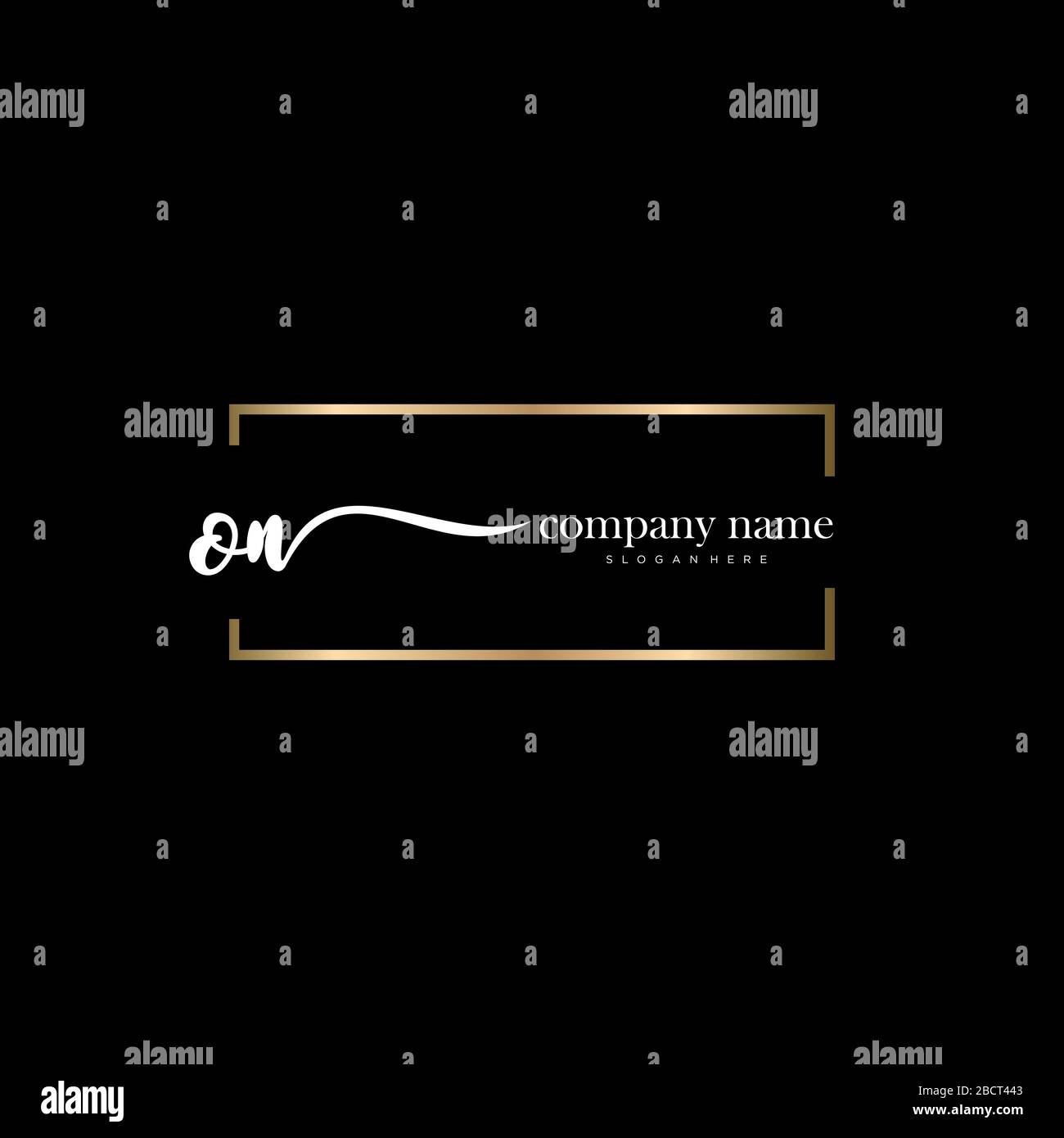 Vector gold logo on Black and White Stock Photos & Images - Alamy