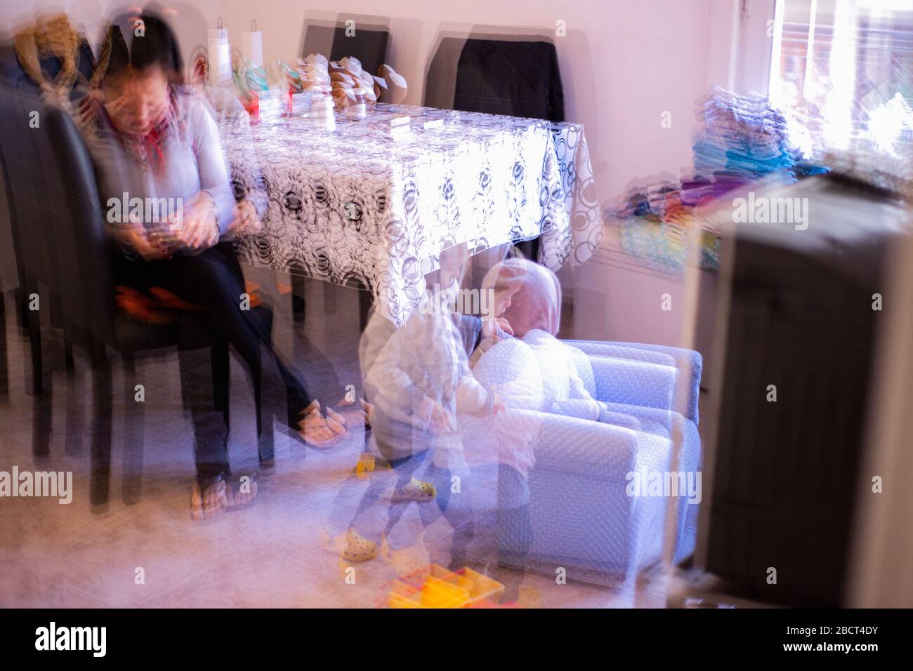 Covid quarantine isolated people Stock Photo - Alamy