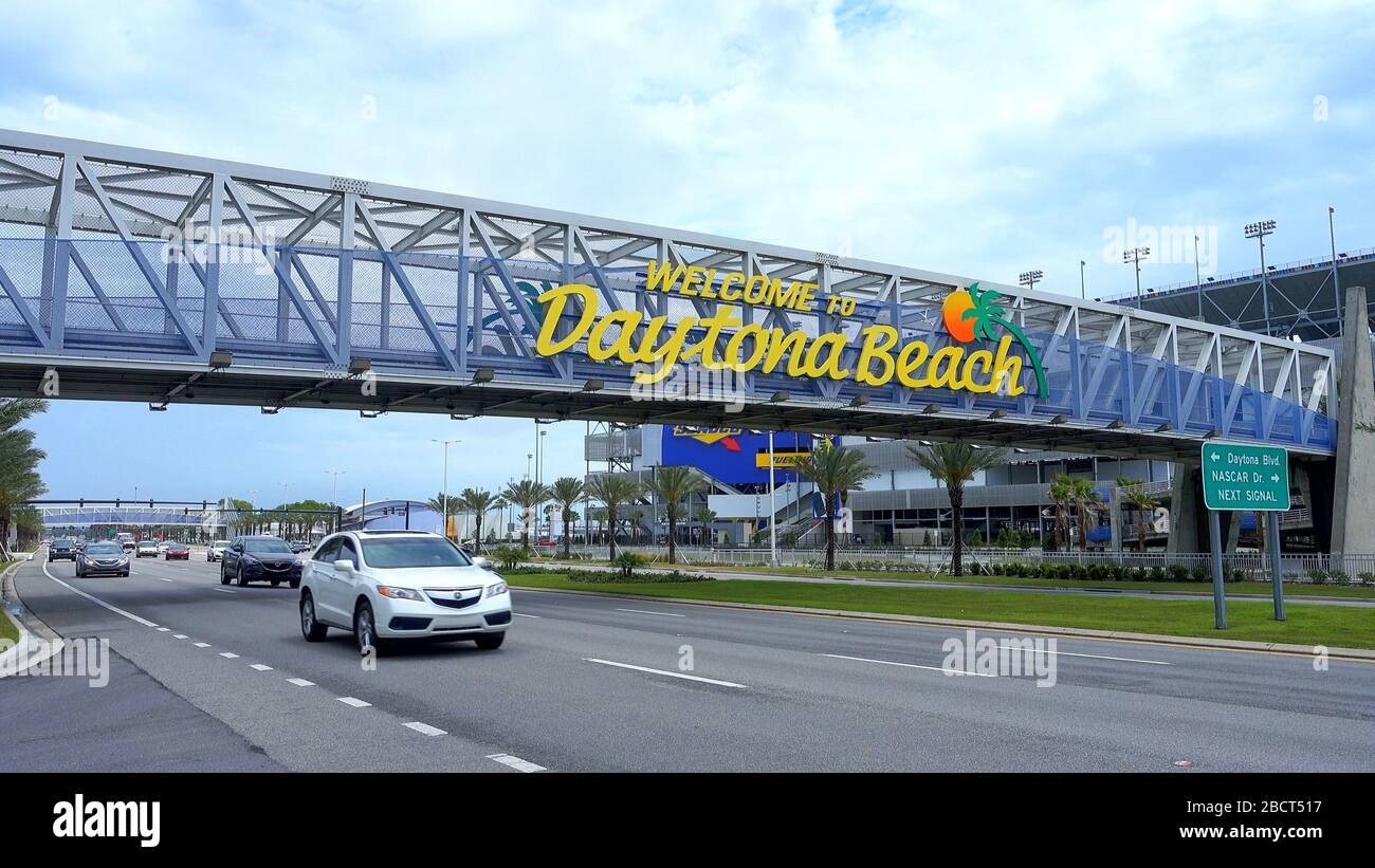 Welcome daytona beach sign daytona hi-res stock photography and images ...