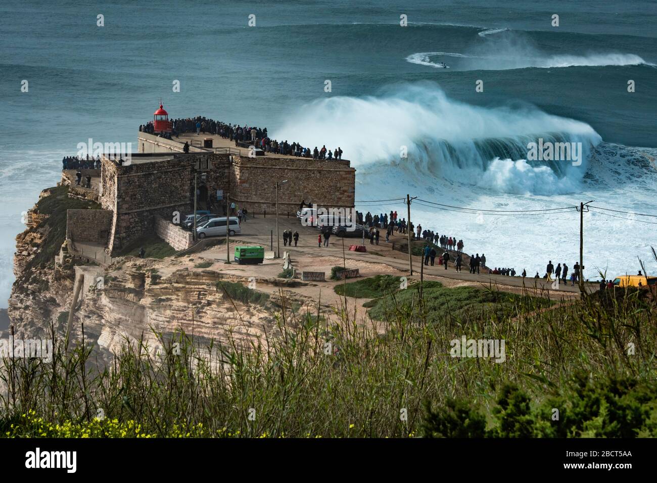 Praia do Norte,Nazaré Stock Photo - Alamy