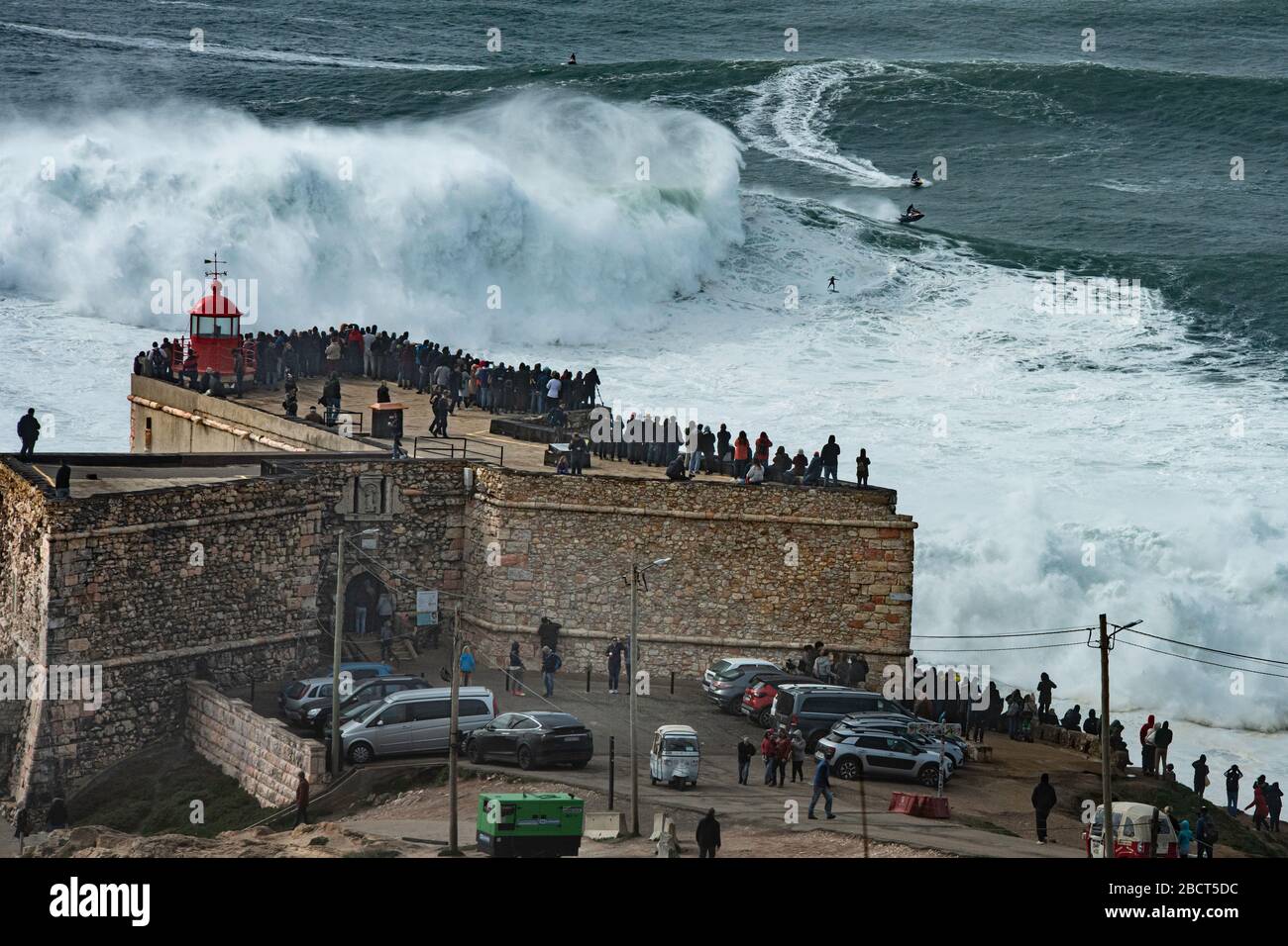 Praia do Norte,Nazaré Stock Photo - Alamy