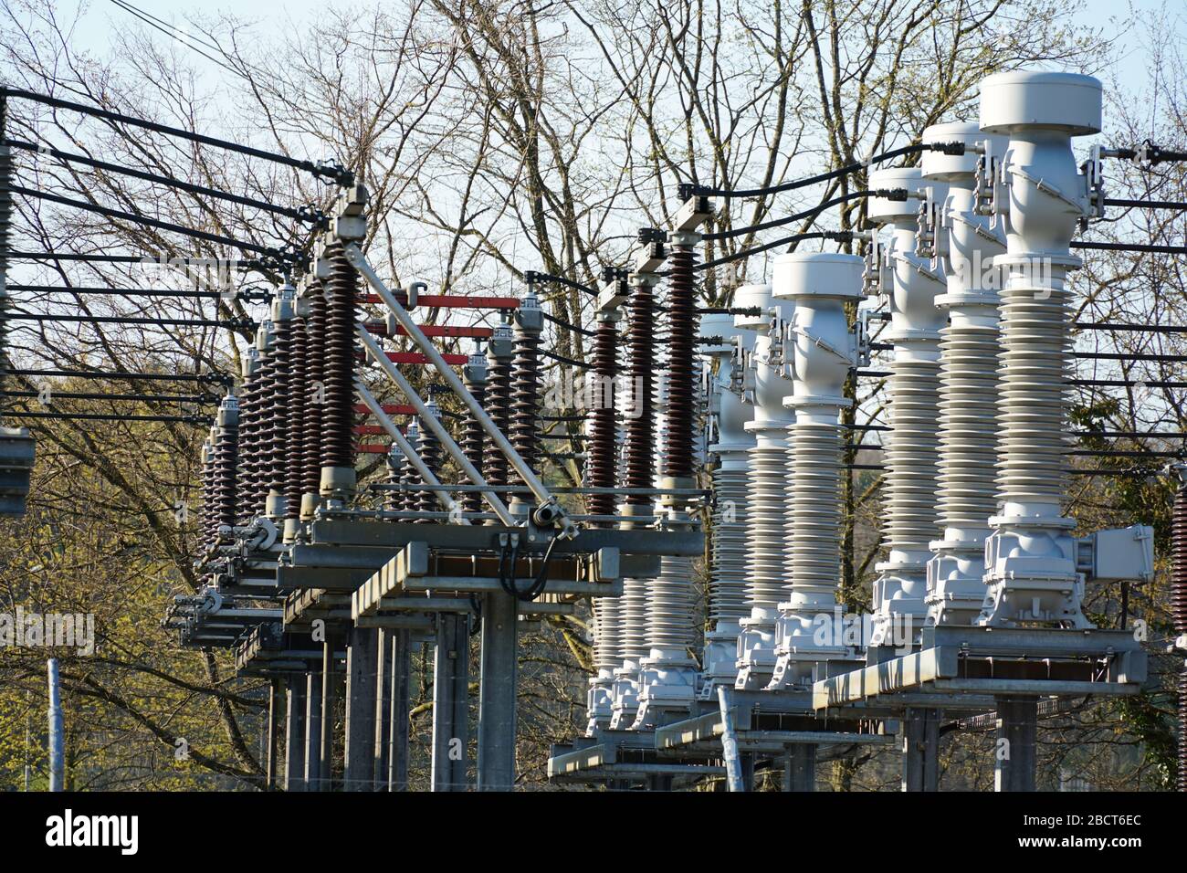 Regional power station providing electricity for households and ...