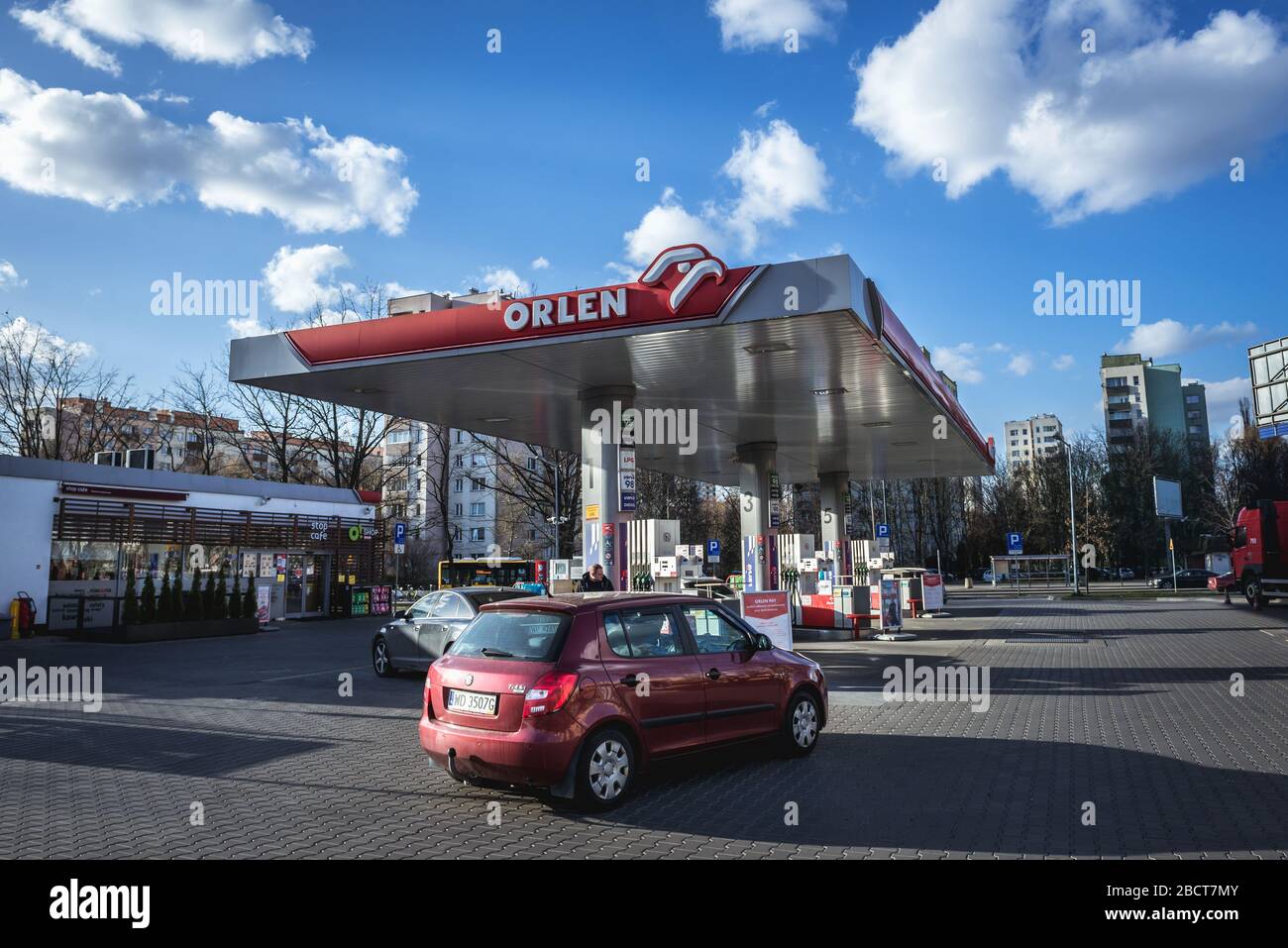 Orlen gas station hi-res stock photography and images - Alamy