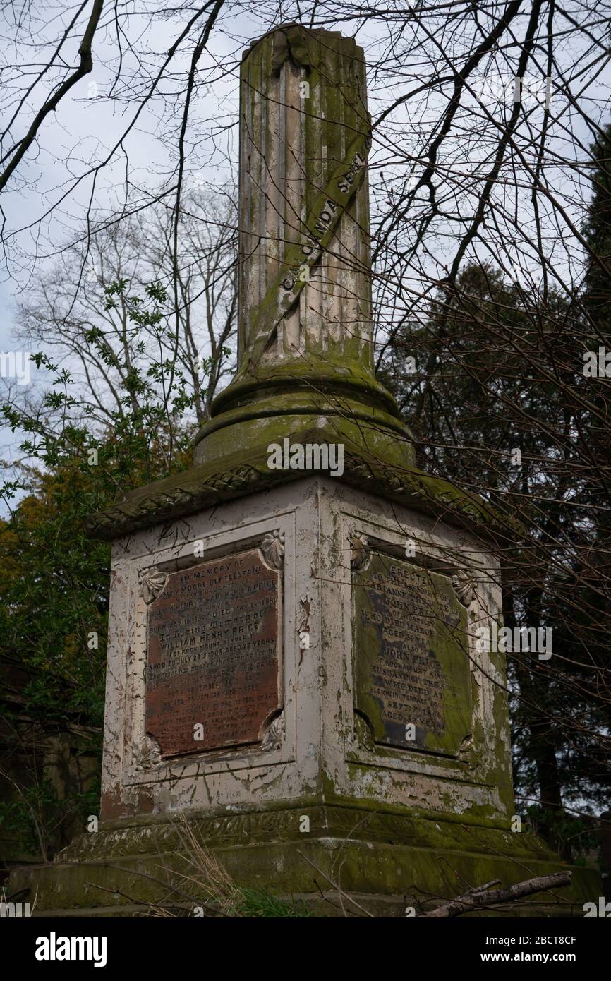 Old Grave, Holy Trinity Church. Wordsley, West Midlands. UK Stock Photo ...