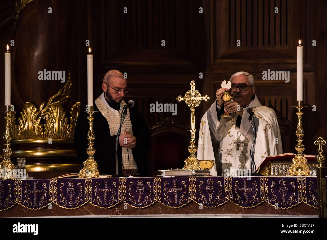Maronite communion hi-res stock photography and images - Alamy