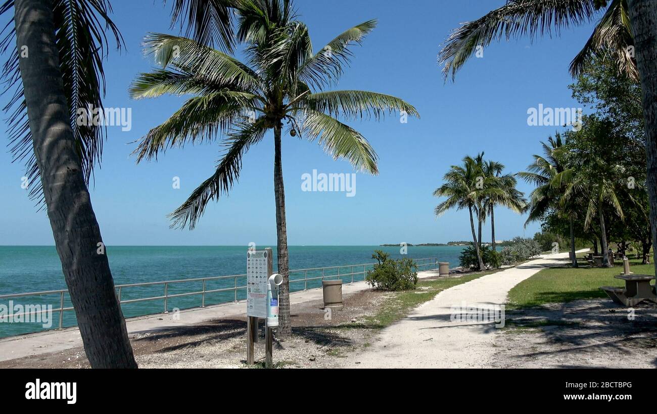 The beautiful scenery of the USA Keys Stock Photo - Alamy