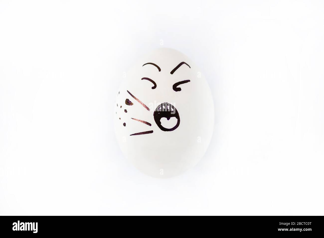 Cute eggs face eyes Cut Out Stock Images & Pictures - Alamy