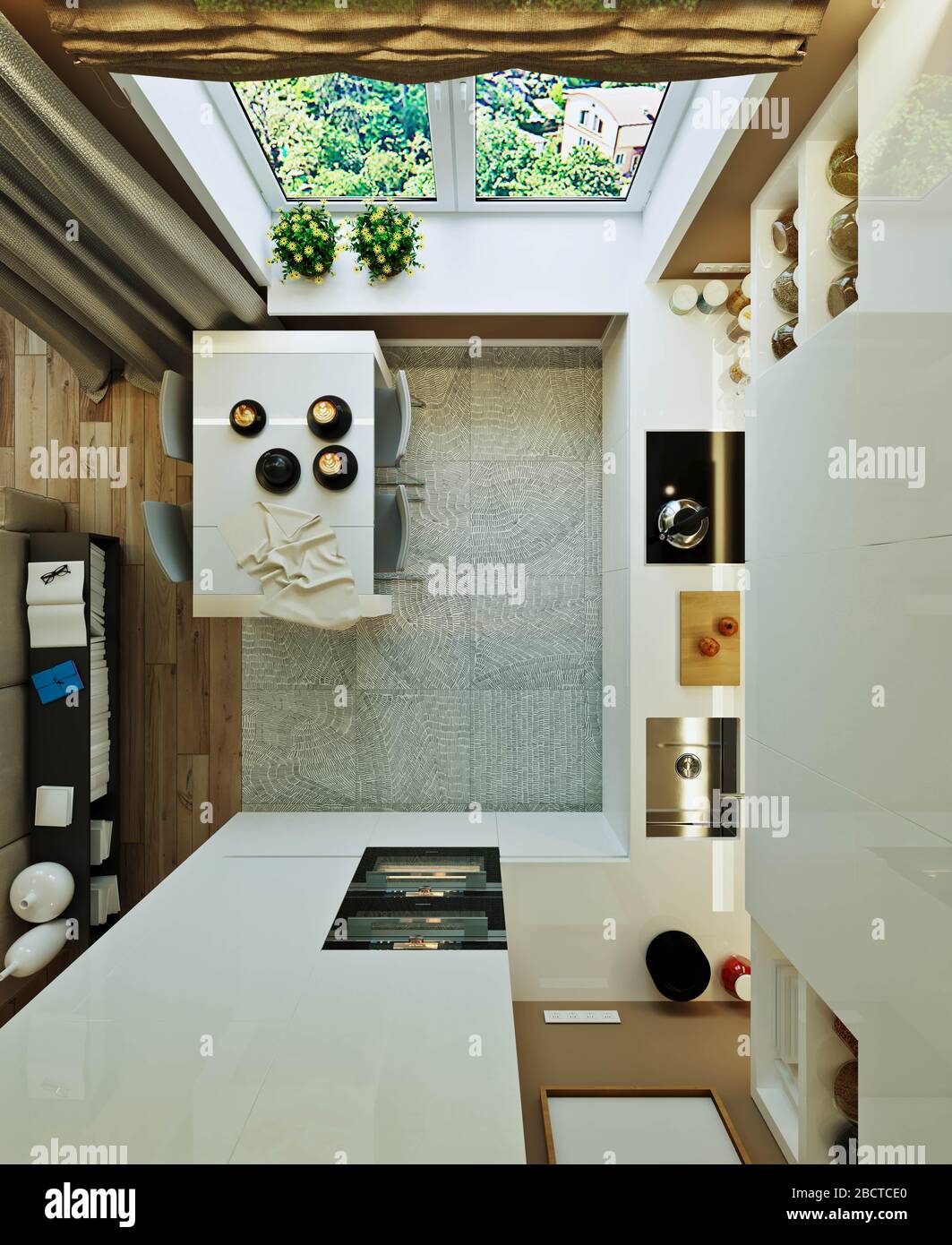 Buildings and construction interior dining room hi-res stock ...