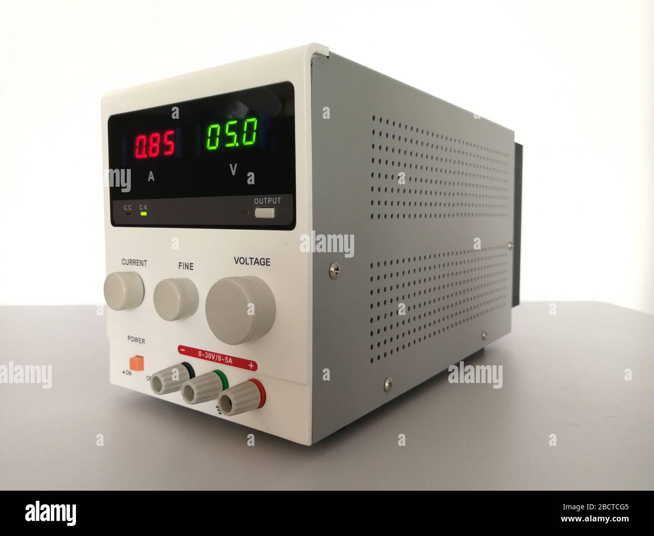 Precise variable voltage and current power supply used in prototyping ...