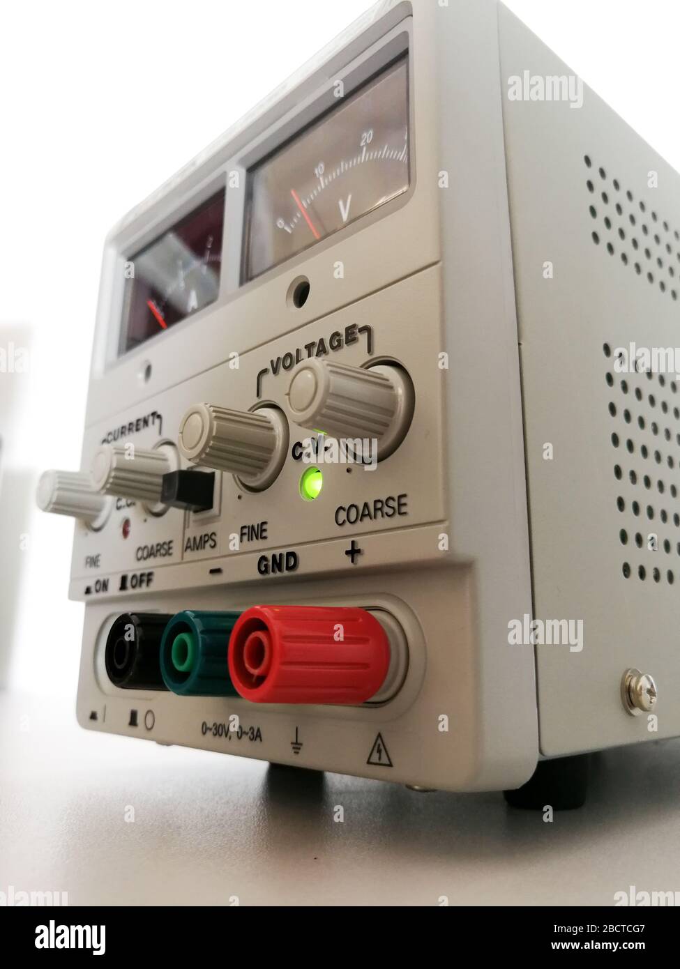 Precise variable voltage and current power supply used in prototyping ...