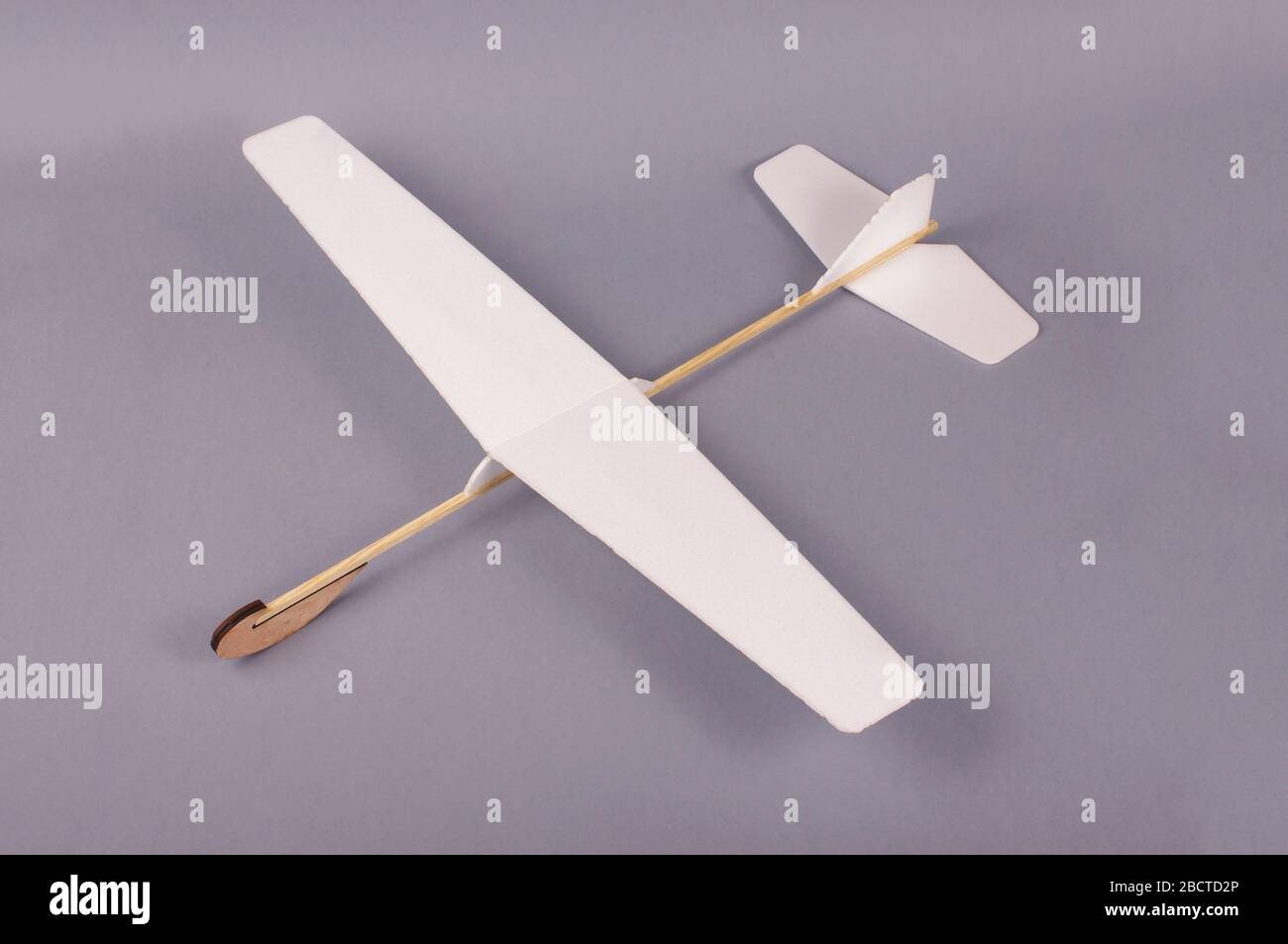 Simple do it yourself hobby airplane from foam and wood. Creativity and ...